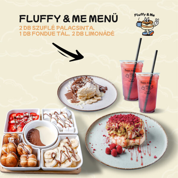 Fluffy & Me Menü – Japán szuflé palacsinták és édes meglepetések Budapesten